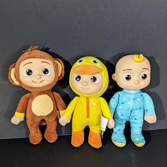 Toys | Cocomelon Baby Jj Duck Monkey Pj Bedtime Pajamas 8 Plush Toy ...